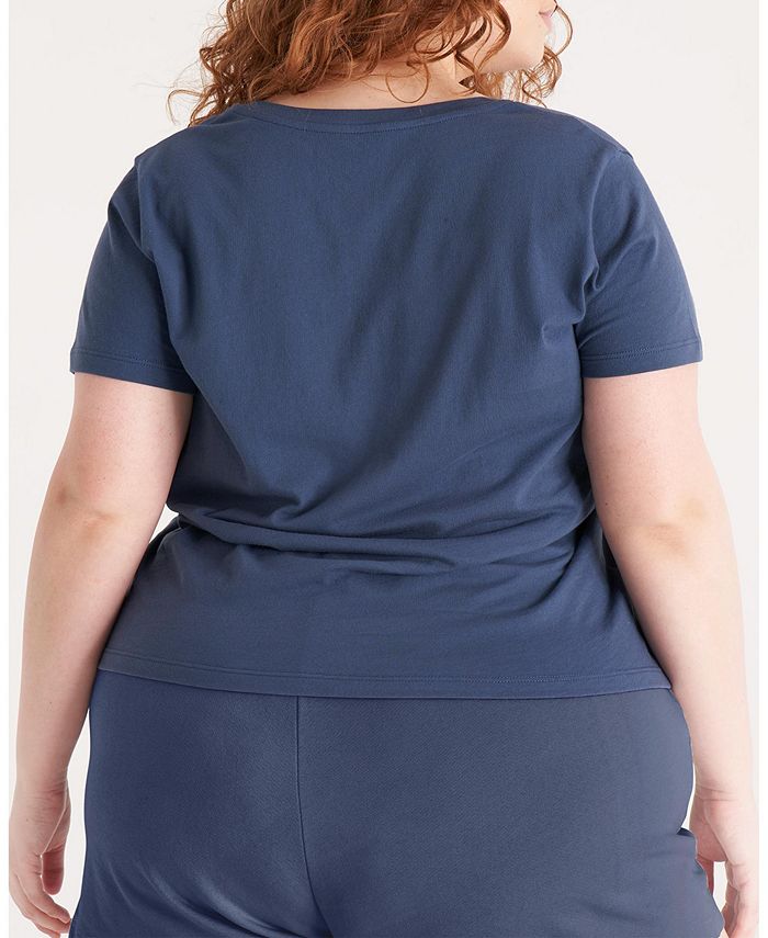 The Standard Stitch Plus Size The V Neck Tee - Macy's