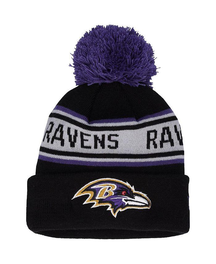 New Era Preschool Boys and Girls Black Baltimore Ravens Repeat Cuffed ...