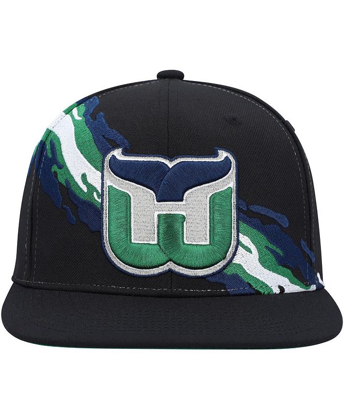Mitchell & Ness Men's Black Hartford Whalers Vintage-Inspired ...