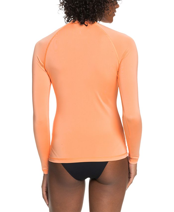 Roxy Juniors' Whole Hearted Long-Sleeve Rashguard & Reviews - Swimsuits & Cover-Ups - Women - Macy's