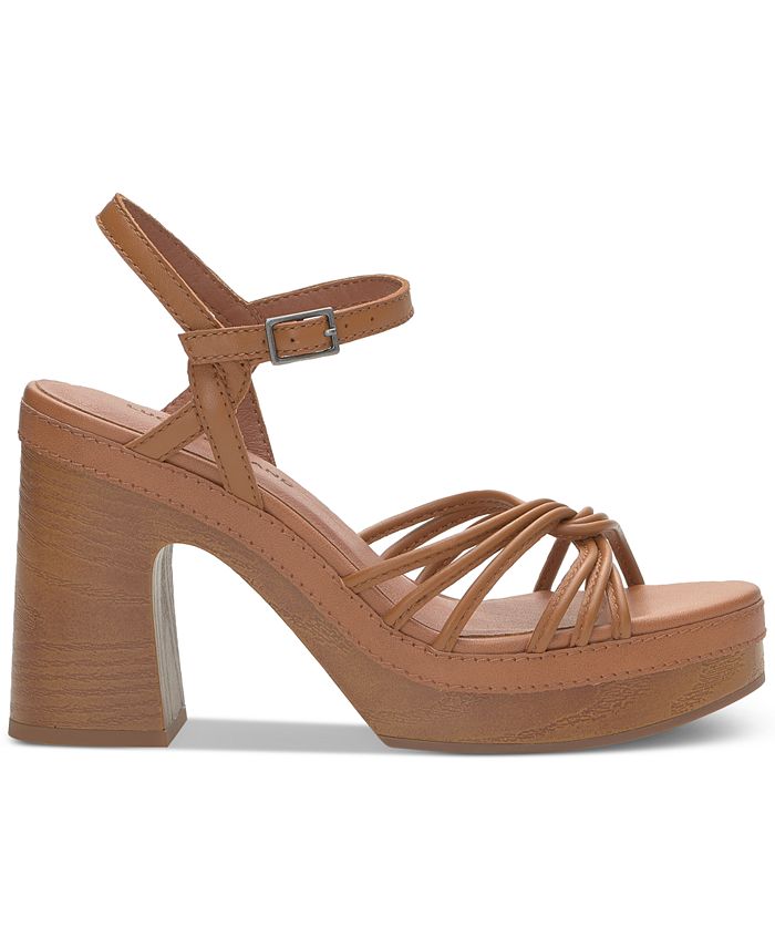 Lucky Brand Women's Ismene Strappy Platform Dress Sandals - Macy's