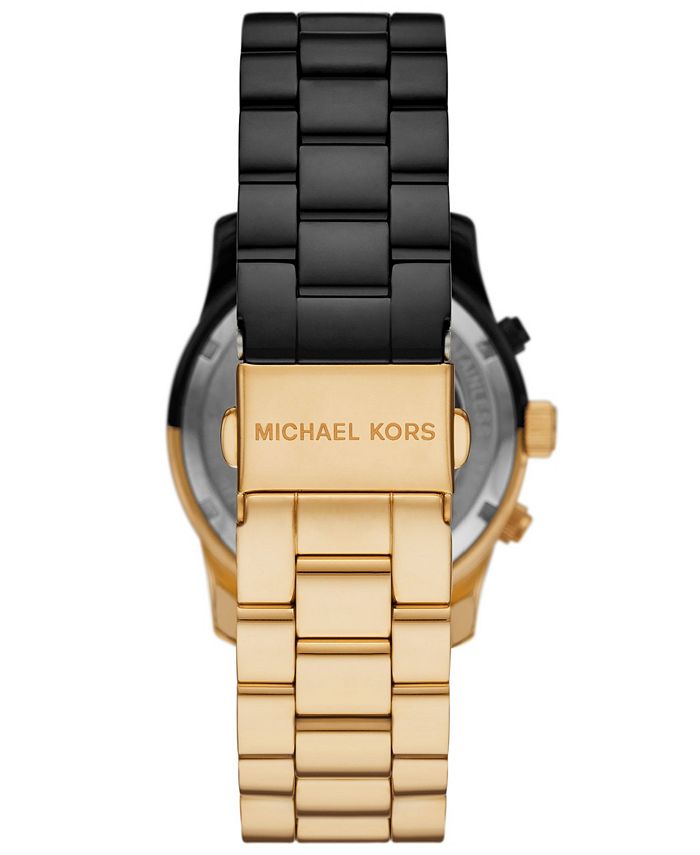 Michael Kors Women's Runway Chronograph Two-Tone Stainless Steel Watch ...