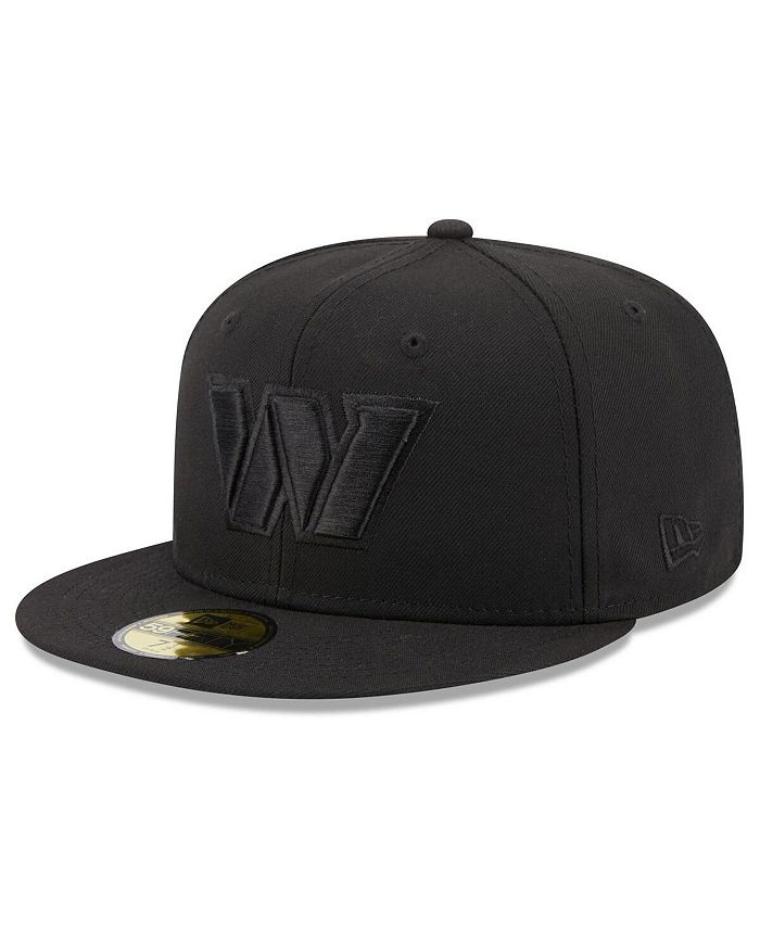 New Era Men's Washington Commanders Black on Black Alternate Logo ...