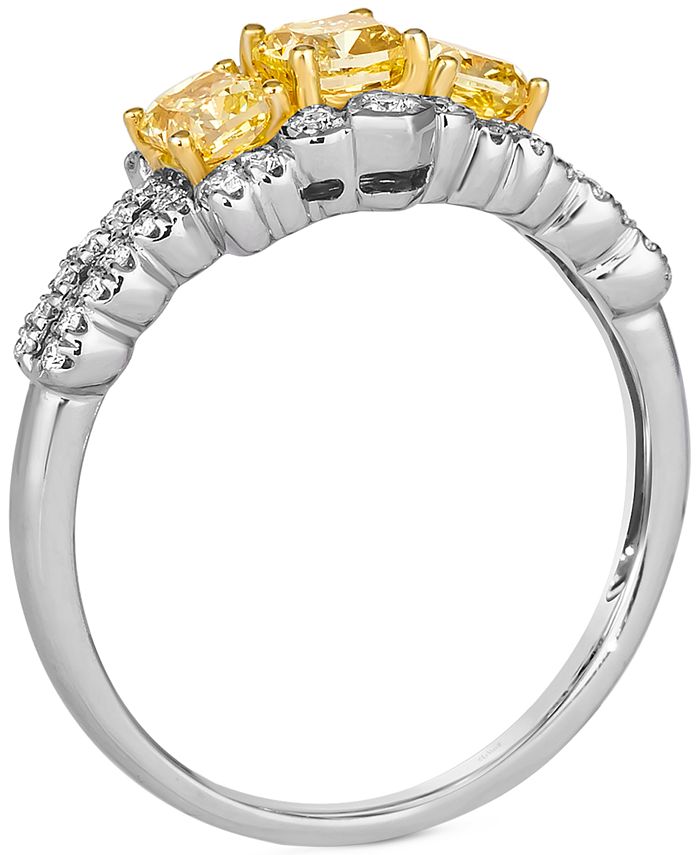 Le Vian Couture® Sunny Yellow Diamond (3/4 ct. t.w.) & Vanilla Diamond ...