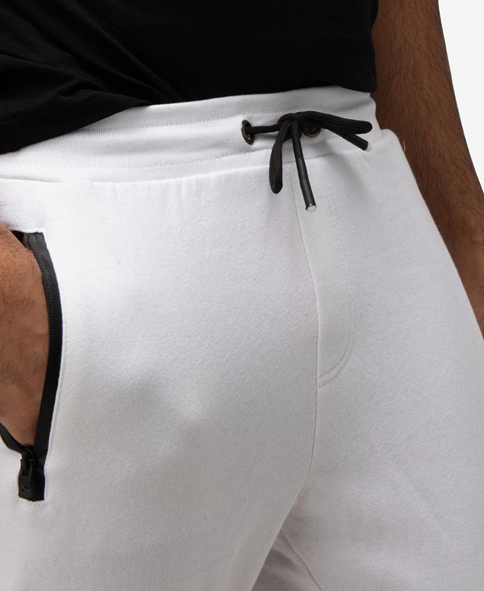 X-Ray Men's Fleece Adjustable Ankle Drawstring Joggers Pants - Macy's