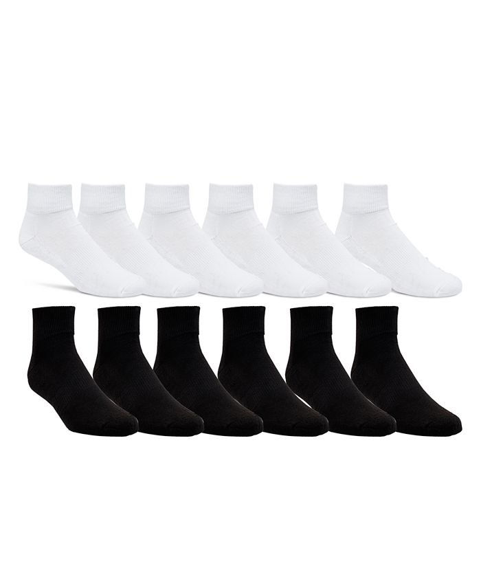 Sof Sole Men's 12-Pack Quarter Socks from Finish Line - Macy's