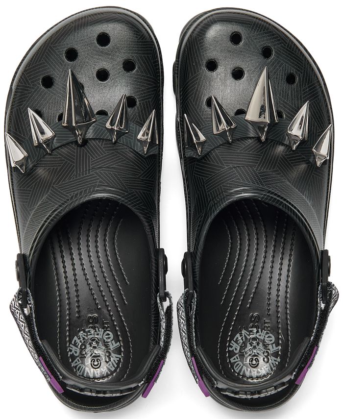 Crocs Men's Black Panther Classic Clogs from Finish Line - Macy's