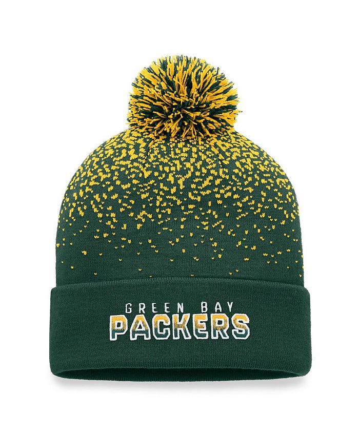 Fanatics Men's Green Green Bay Packers Iconic Gradient Cuffed Knit Hat ...