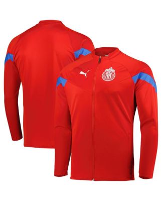 Men's Puma Red Chivas DryCELL Training Raglan Full-Zip Jacket - Macy's
