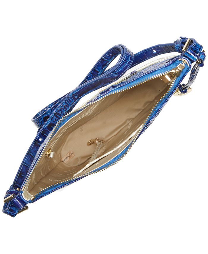 Brahmin Katie Shell White Freshwater Small Leather Crossbody - Macy's