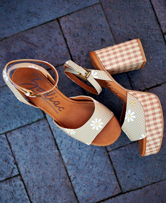 Zodiac Women's Priya Two-Piece Strappy Platform Sandals - Macy's