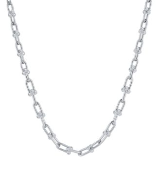 And Now This Fine Silver-Plated or 18K Gold-Plated Graduated Chain Link ...