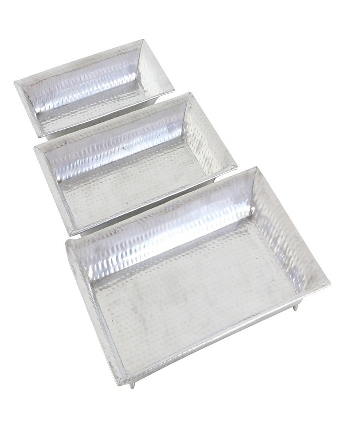 Novogratz Collection Rosemary Lane Aluminum Tray, Set of 3, 24", 21 ...