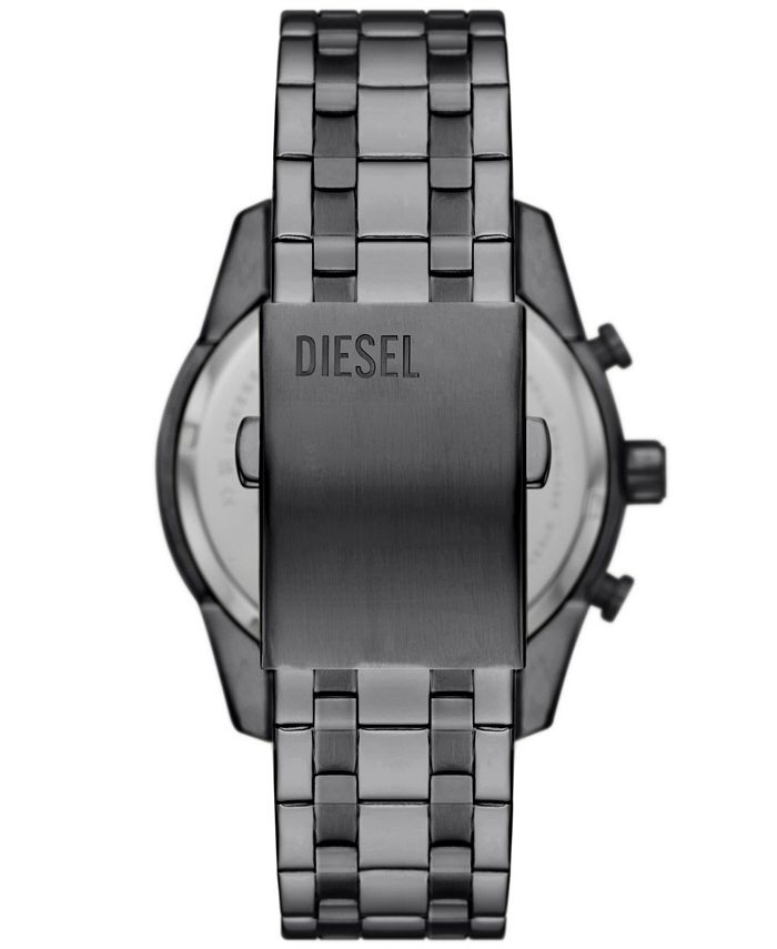 Diesel Men's Split Chronograph Gunmetal Stainless Steel Watch 43mm - Macy's
