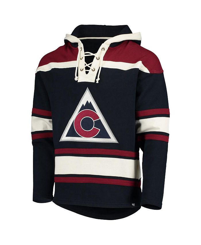 '47 Brand Men's Navy Colorado Avalanche Superior Lacer Team Pullover ...