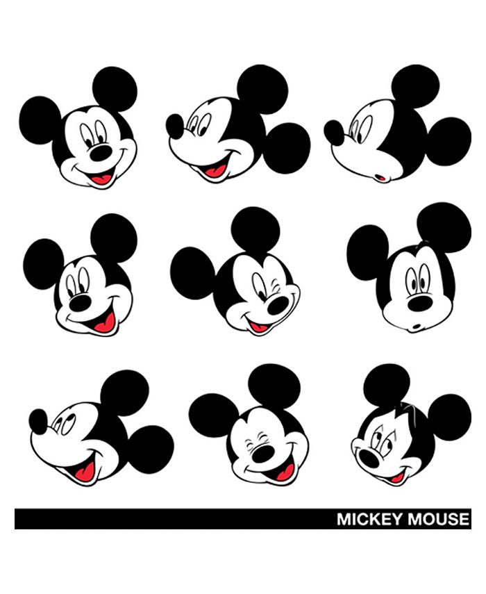 Disney Boy's Mickey & Friends Mickey Mouse Silly Faces Child T-Shirt ...