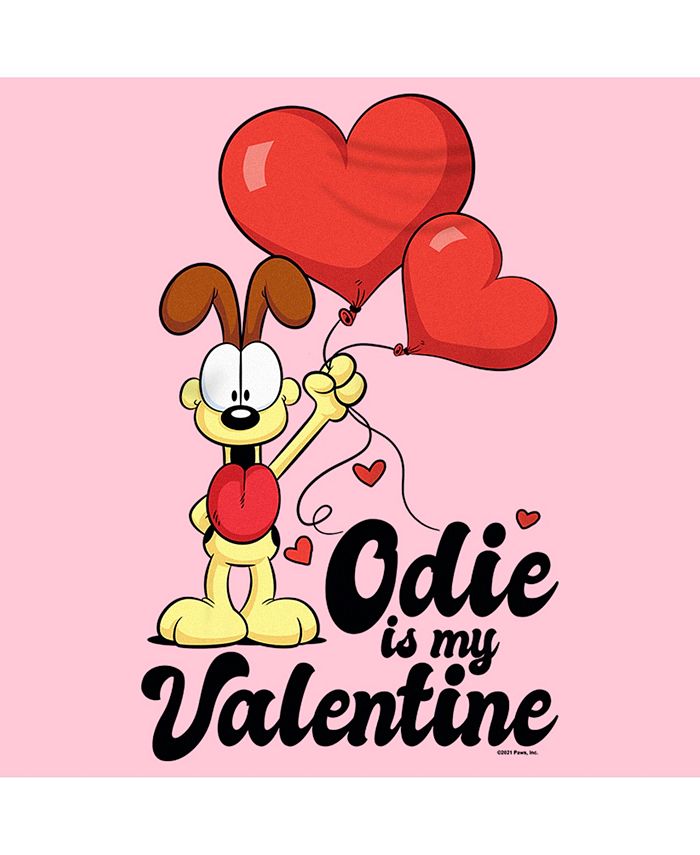 Nickelodeon Girl's Garfield Odie is My Valentine Child T-Shirt - Macy's