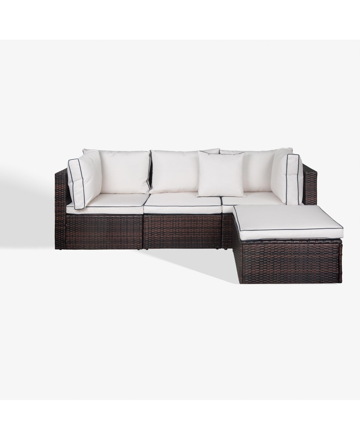Click here for WestinTrends 4-Piece Outdoor Patio Sofa Sectional... prices