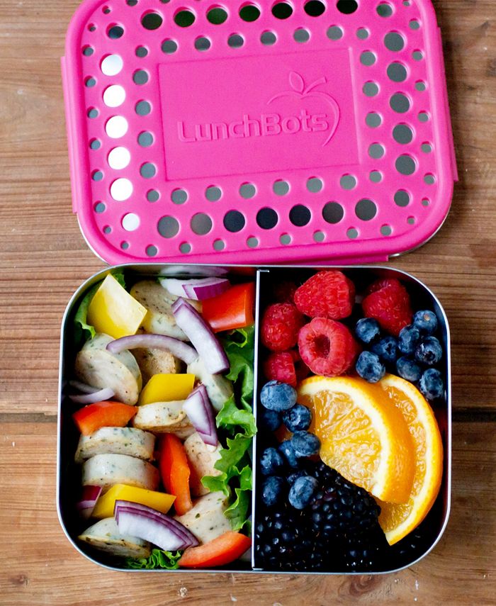 LunchBots Stainless Steel Bento Lunch Box 2 Sections - Macy's