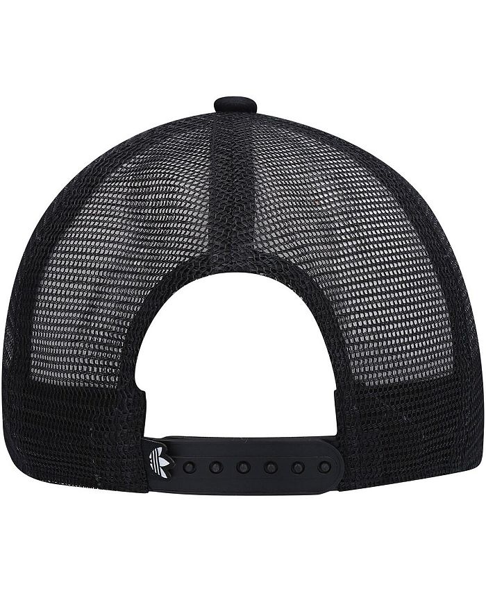 adidas Men's Black Icon Trucker Snapback Hat - Macy's