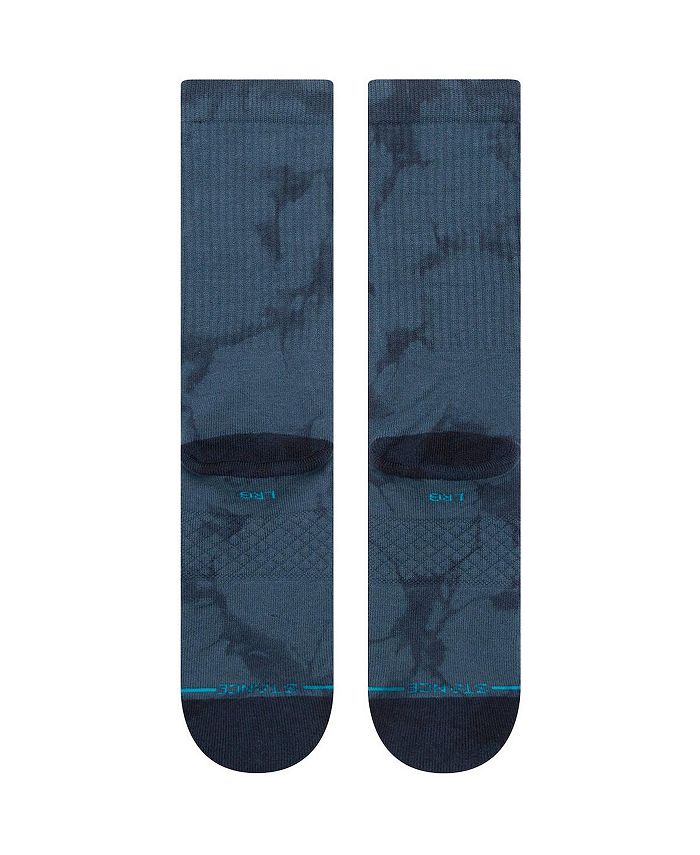 Stance Men's and Women's Navy NBA Logoman Infiknit Tie-Dye Crew Socks ...