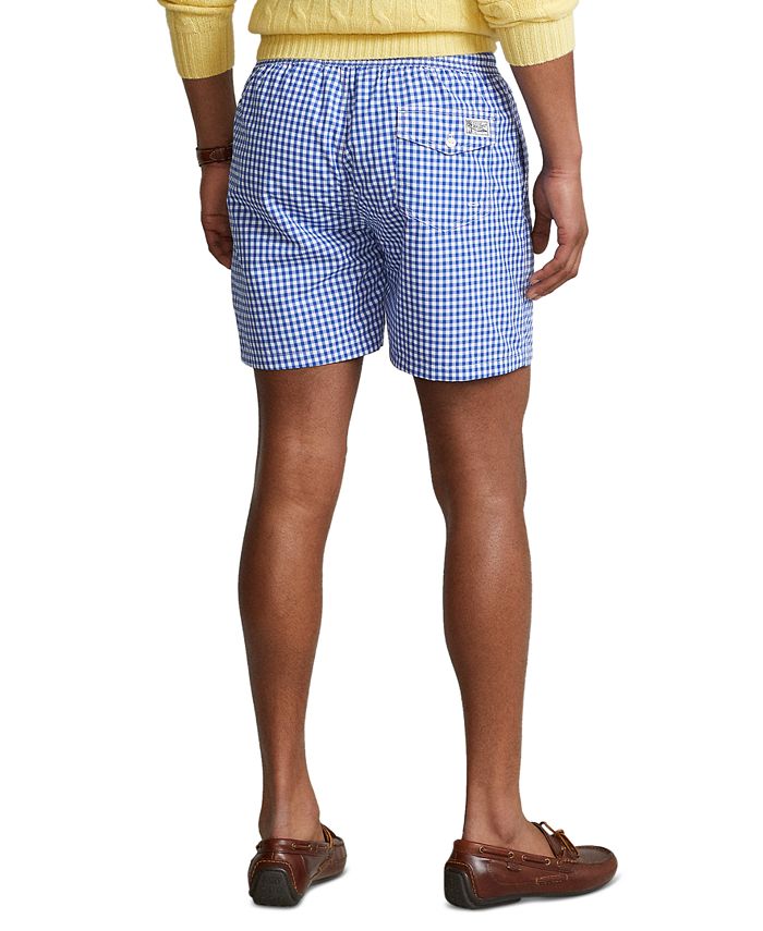 Polo Ralph Lauren Men's 5-3/4-Inch Traveler Classic Swim Trunks - Macy's