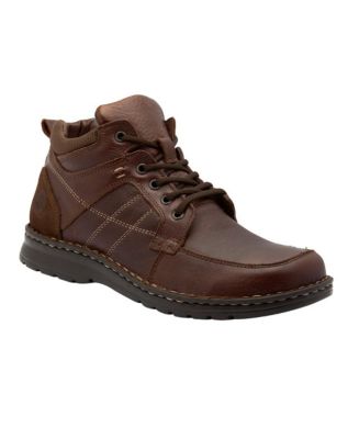 Lobo Solo Men's Brown Premium Leather Boots, Handmade Unique Shoes With ...
