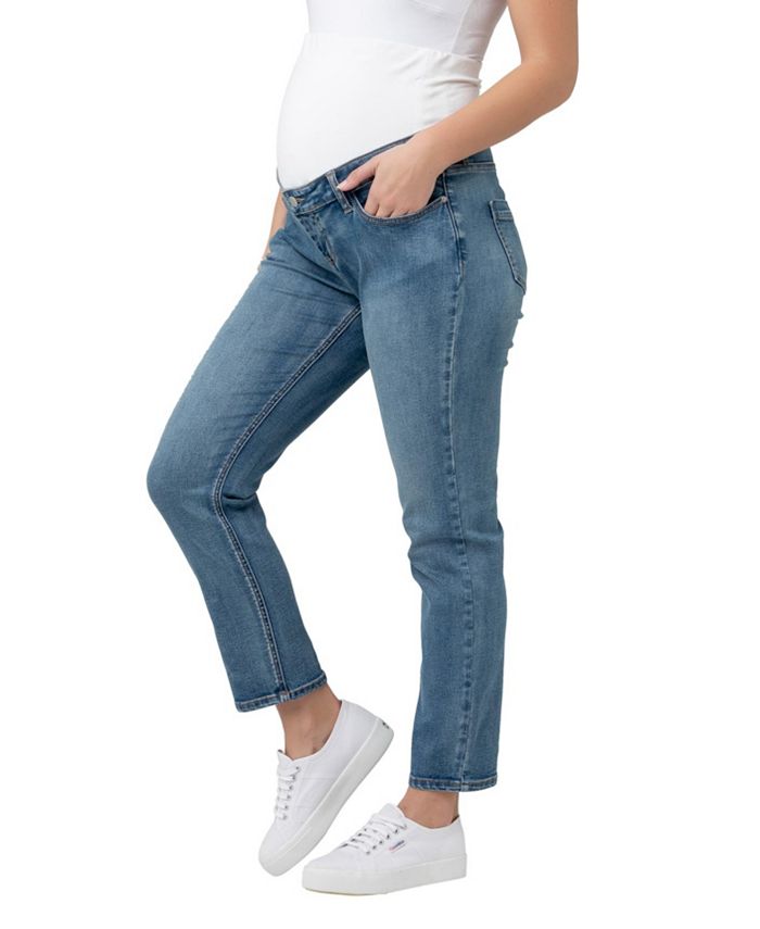Ripe Maternity Maternity Hunter Over Bump Crop Jean - Macy's