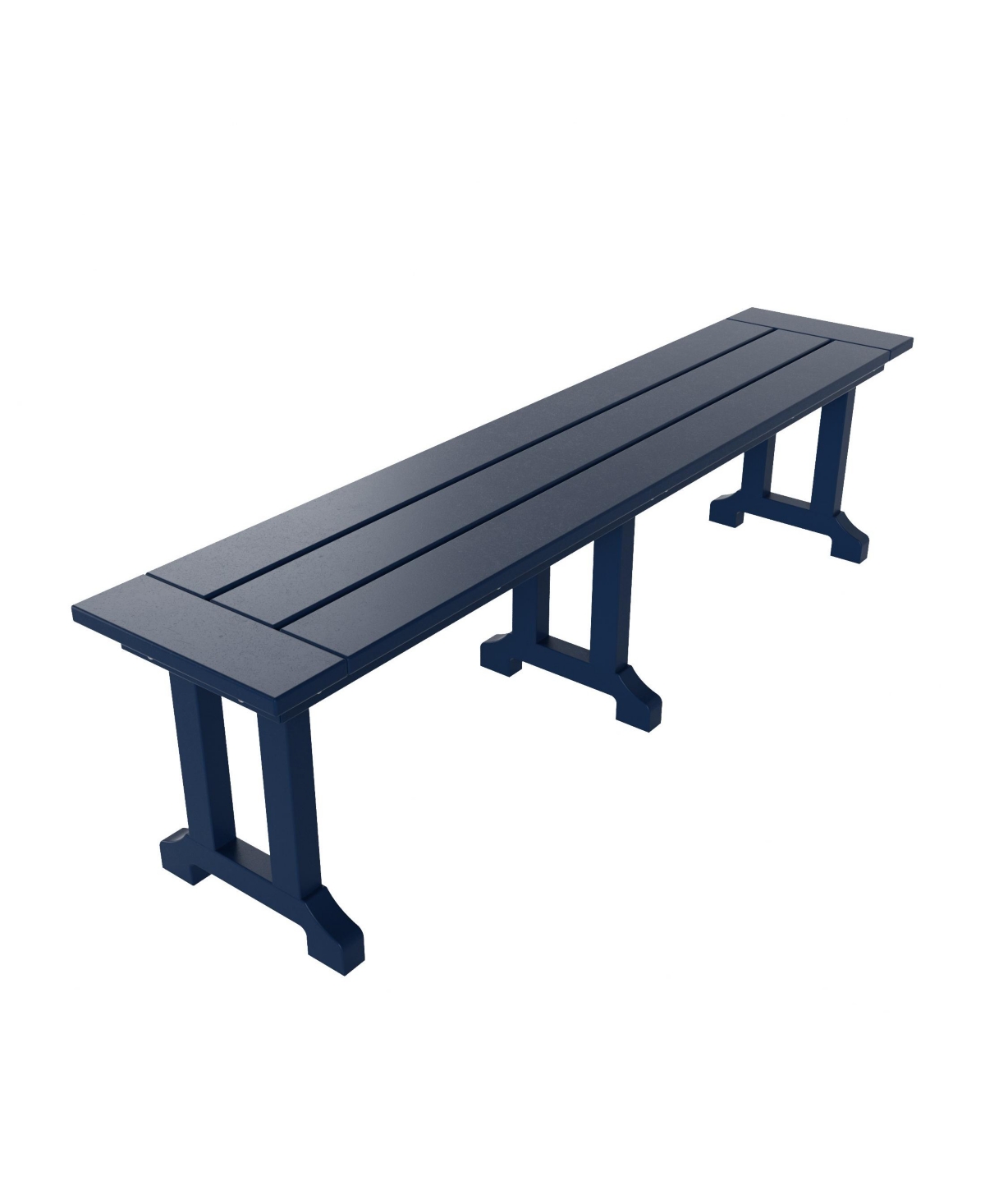 Click here for WestinTrends Outdoor Patio Dining Bench - Navy Blu... prices