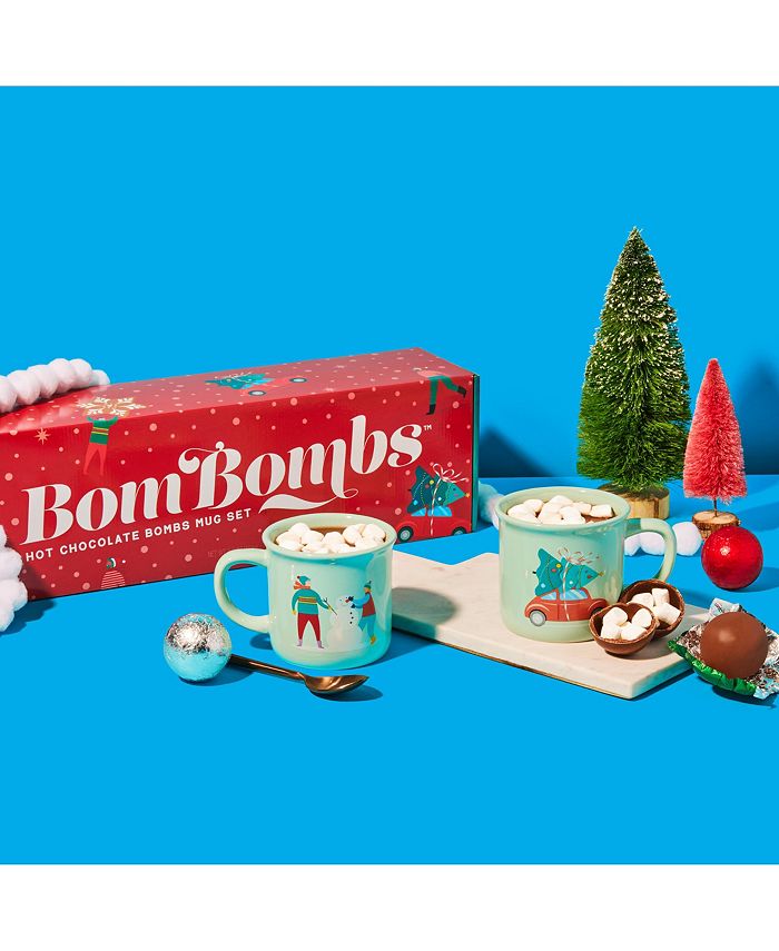 Thoughtfully BomBombs Hot Chocolate Bombs, Cocoa Bomb and Mug Holiday ...