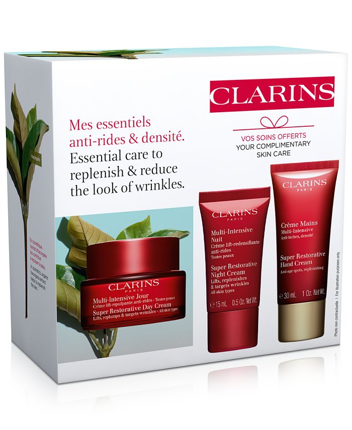 Clarins 3-Pc. Super Restorative Skincare Starter Set - Macy's