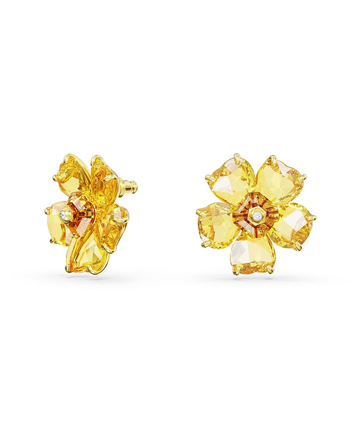 Swarovski Crystal Flower Florere Stud Earrings - Macy's