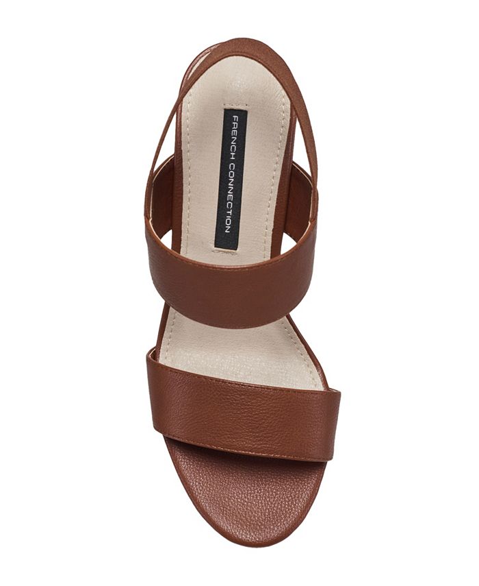 French Connection Women's Dakota Block Heel Sandals - Macy's