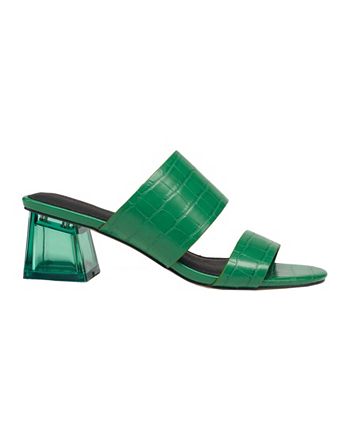 French Connection Women's Slide on Block Heel Sandals - Macy's