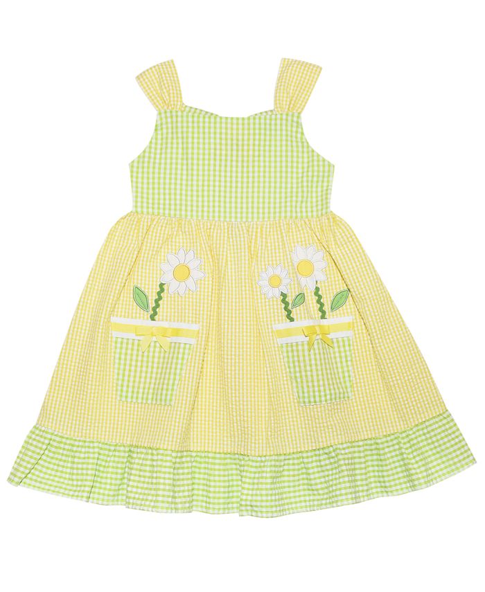 Blueberi Boulevard Toddler Girls Multi-Check Sleeveless Dress - Macy's