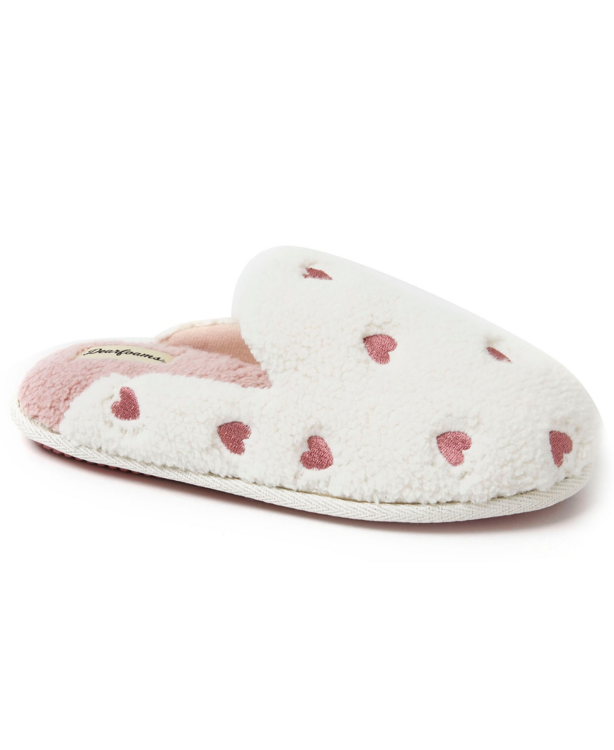 Click here for Dearfoams Womens Christmas Tree Teddy Scuff Slippe... prices