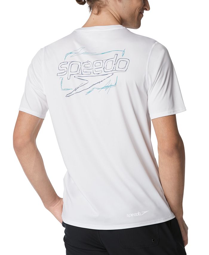 Speedo Men's Short Sleeve Crewneck Graphic Swim T-Shirt - Macy's