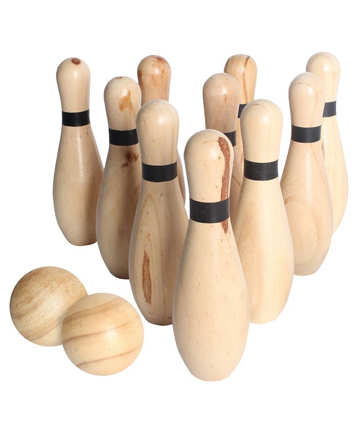Adventure Classic Wooden Bowling 13 Piece Set & Reviews - Shop All ...