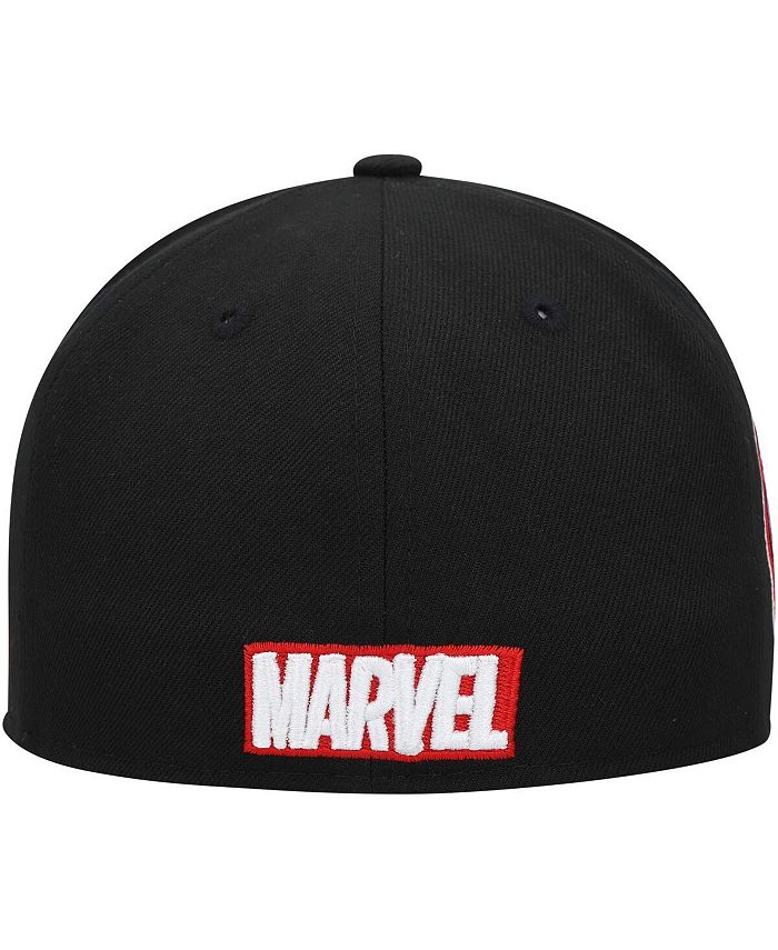 '47 Brand Men's Black Spiderman Marvel Fitted Hat - Macy's