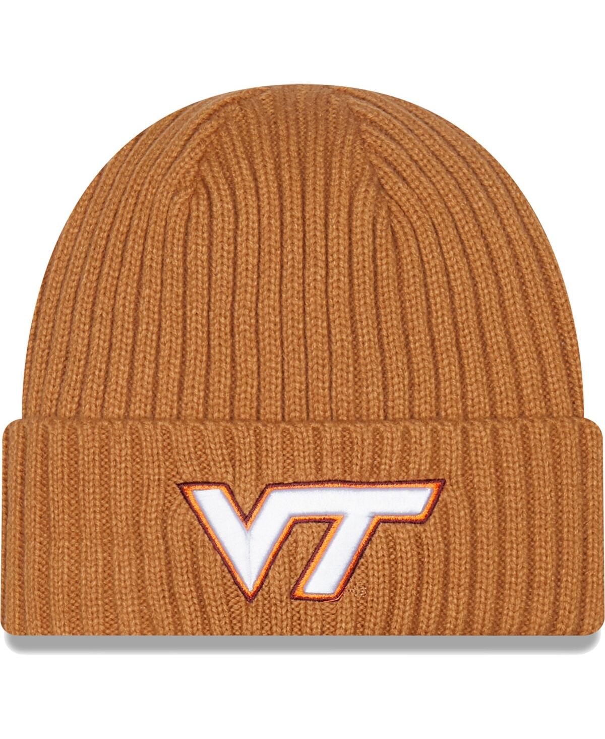 Click here for Mens New Era Light Brown Virginia Tech Hokies Core... prices