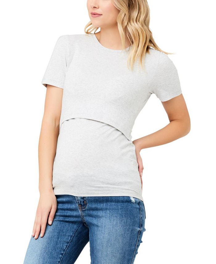 Ripe Maternity Maternity Organic Nursing Lift Up Tee - Macy's