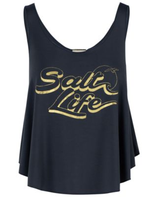 Salt Life Women's Renew Cotton Graphic Tank Top - Macy's