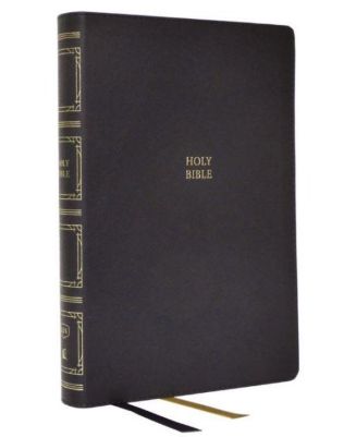 KJV, Paragraph-style Large Print Thinline Bible, Leathersoft, Black ...