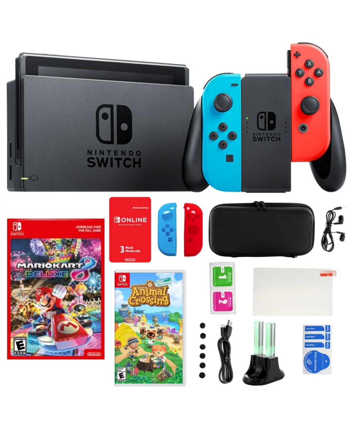 Click here for Nintendo Switch Neon Mario Kart 8 Bundle with Anim... prices