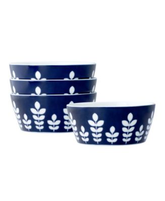 Noritake Bluefjord Set of 4 Fruit Bowls - Macy's