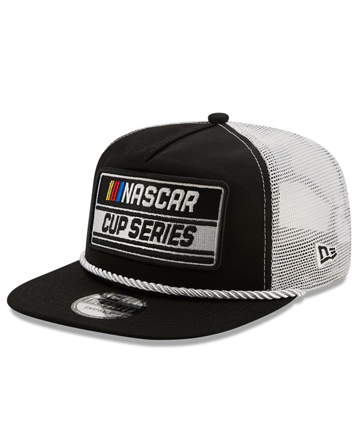 Click here for Mens New Era Black  White Nascar Golfer Snapback A... prices