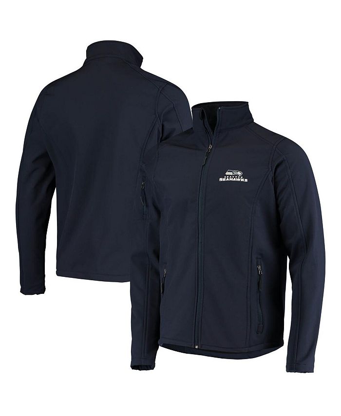 Dunbrooke Men's Navy Seattle Seahawks Sonoma Softshell Full-Zip Jacket ...