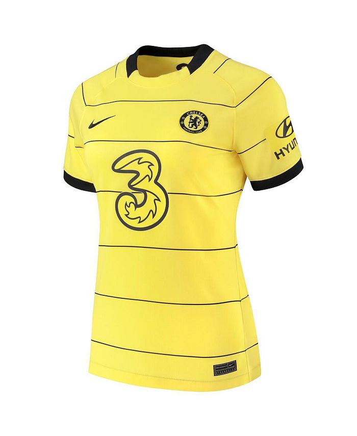Nike Women's Yellow Chelsea 2021/22 Away Breathe Stadium Jersey - Macy's