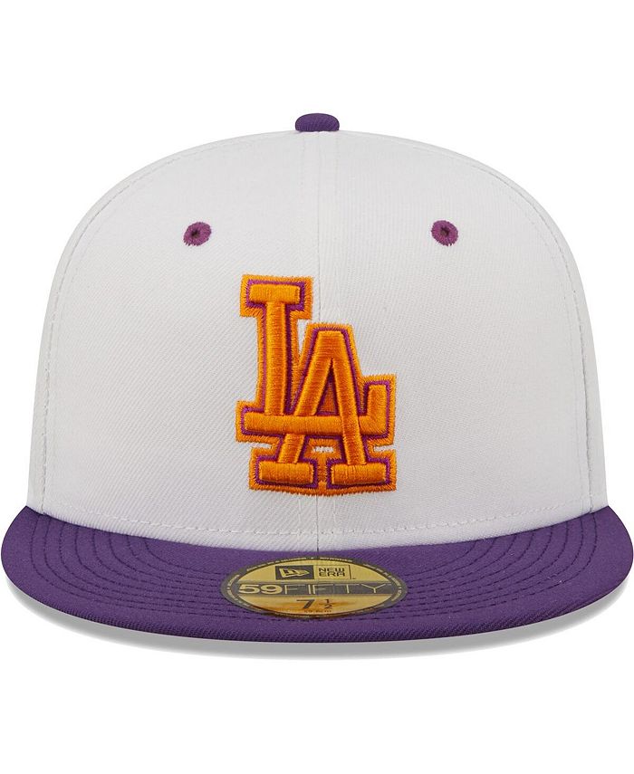 New Era Men's White, Purple Los Angeles Dodgers 40th Anniversary at ...