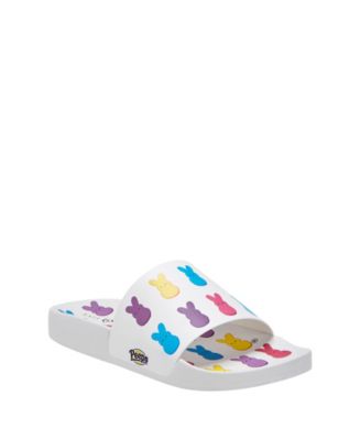 Katy Perry Women's Peeps Bunny Round Toe Slide Sandals - Macy's